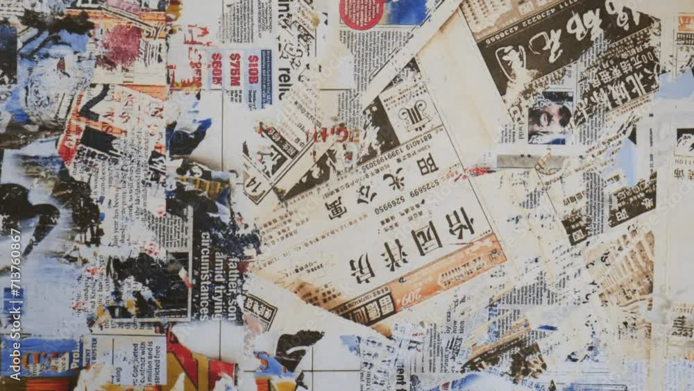 Paper folding stop motion,4k Paper animation, slow motion over green ...