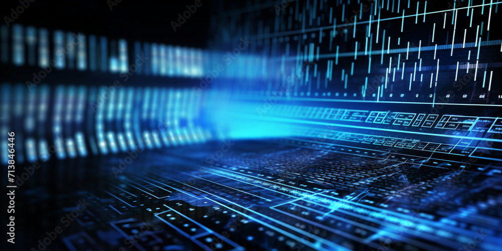 ภาพประกอบสต็อก abstract blue background,,,,Programming code abstract technology background of ...