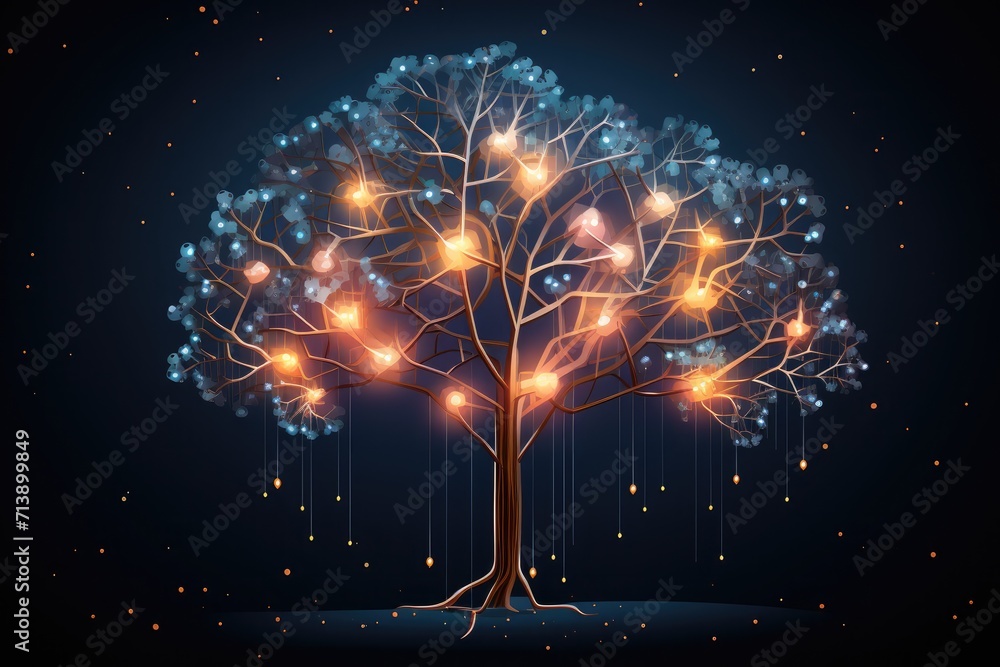 Neuronal Network Neurons Brain Synapses Connections To Peripheral Nervous System Pns