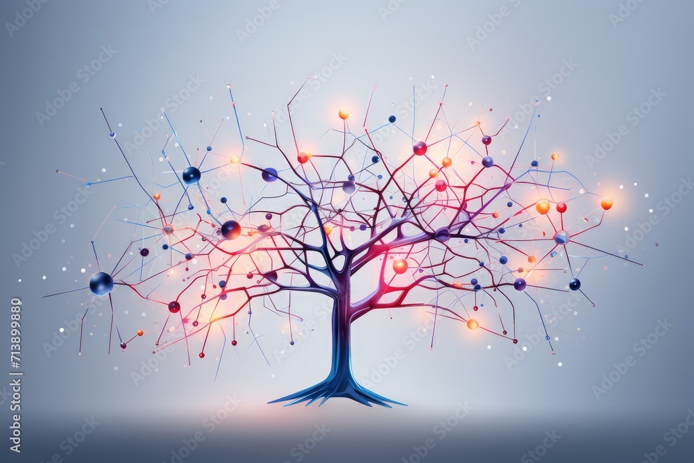 Neuronal Network Neurons Brain Synapses Connections To Peripheral Nervous System Pns