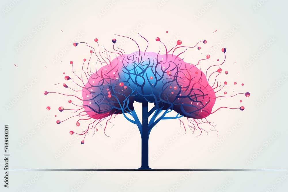 Neuronal Network Neurons Brain Synapses Connections To Peripheral Nervous System Pns