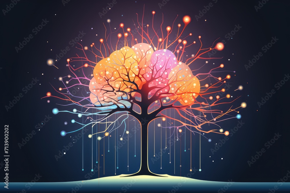 Neuronal Network Neurons Brain Synapses Connections To Peripheral Nervous System Pns