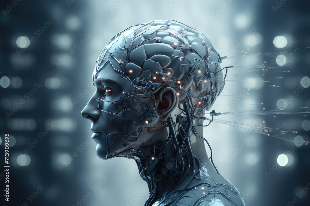 Brain sectional imaging X-ray and CT scan technique, cyborg radiography ...