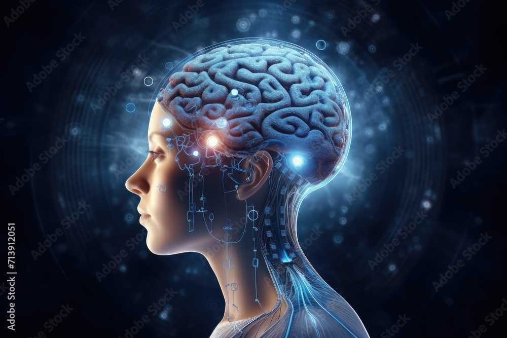 Brain sectional imaging X-ray and CT scan technique, cyborg radiography ...