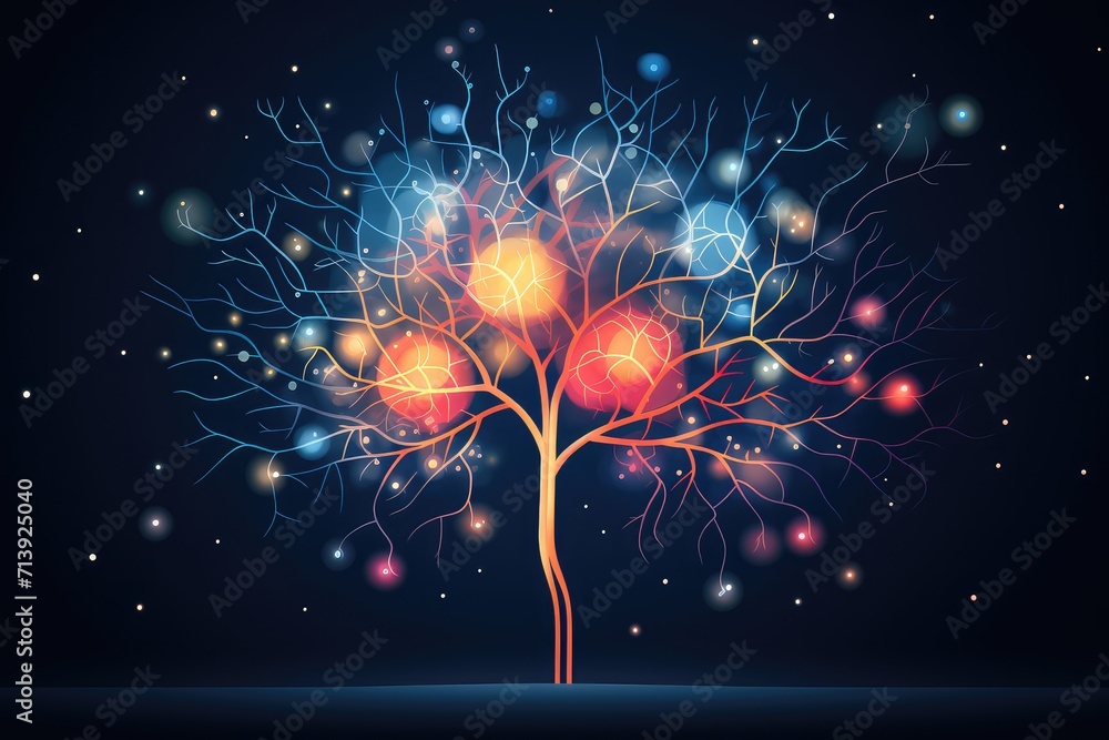 Neuronal learning, 3d neurons forge new connections, strengthening the ...