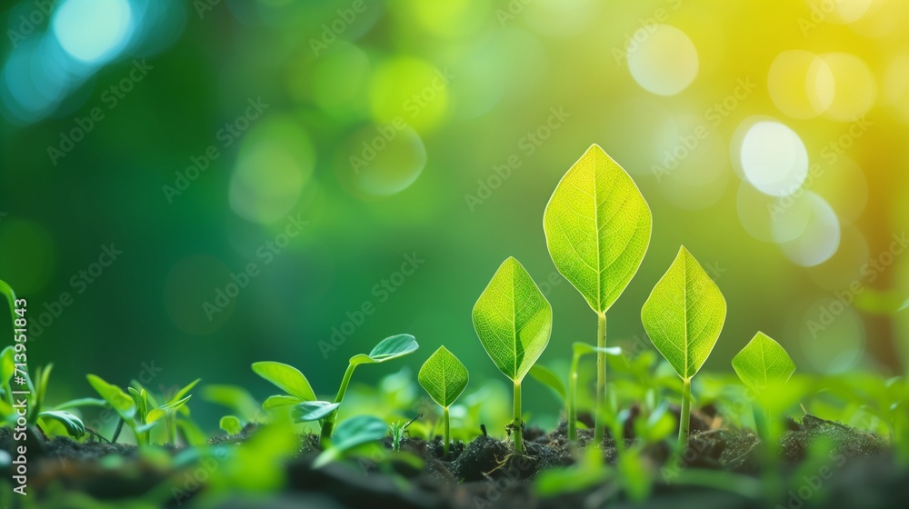 Poster Illustration of plant growth stages from seed to mature plant ...