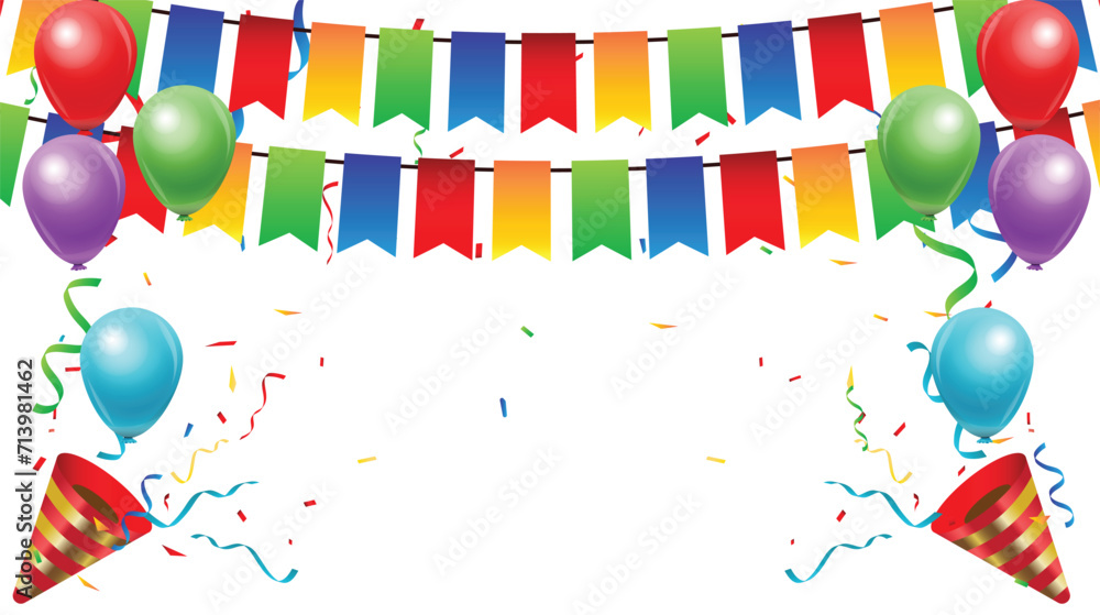 Happy birthday vector transparent background. happy birthday greeting ...
