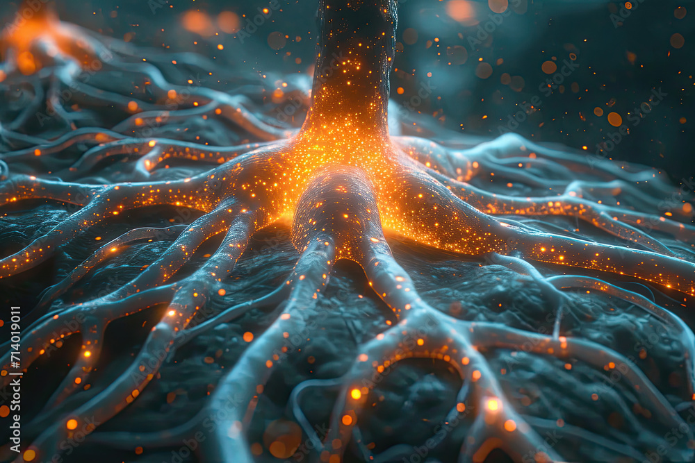 Brain structure synapses microbiology braincells electronic microscopy ...