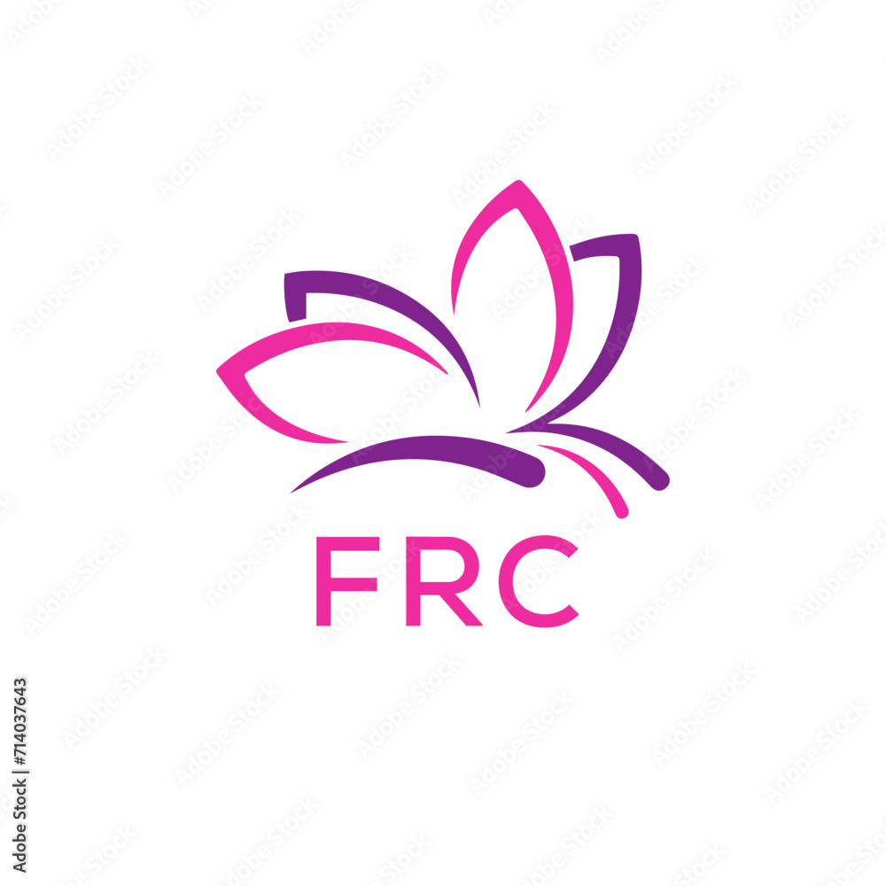 FRC Letter logo design template vector. FRC Business abstract ...