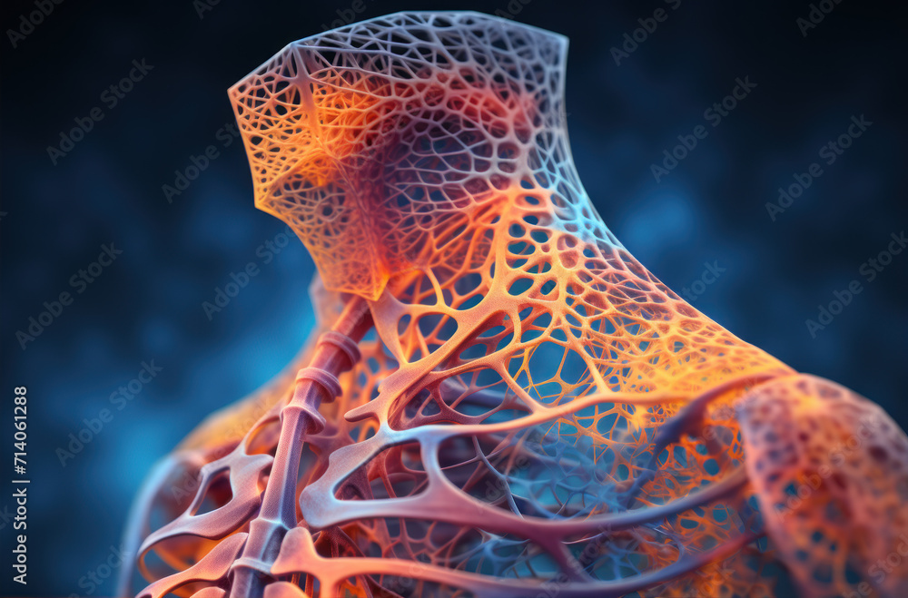Structure of the human nervous system Show off beautiful colorful ...