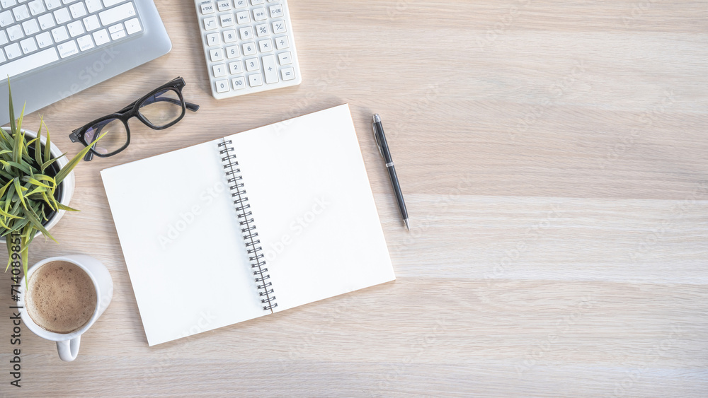 Note book mock up open blank notebook paper page copy space mockup ...