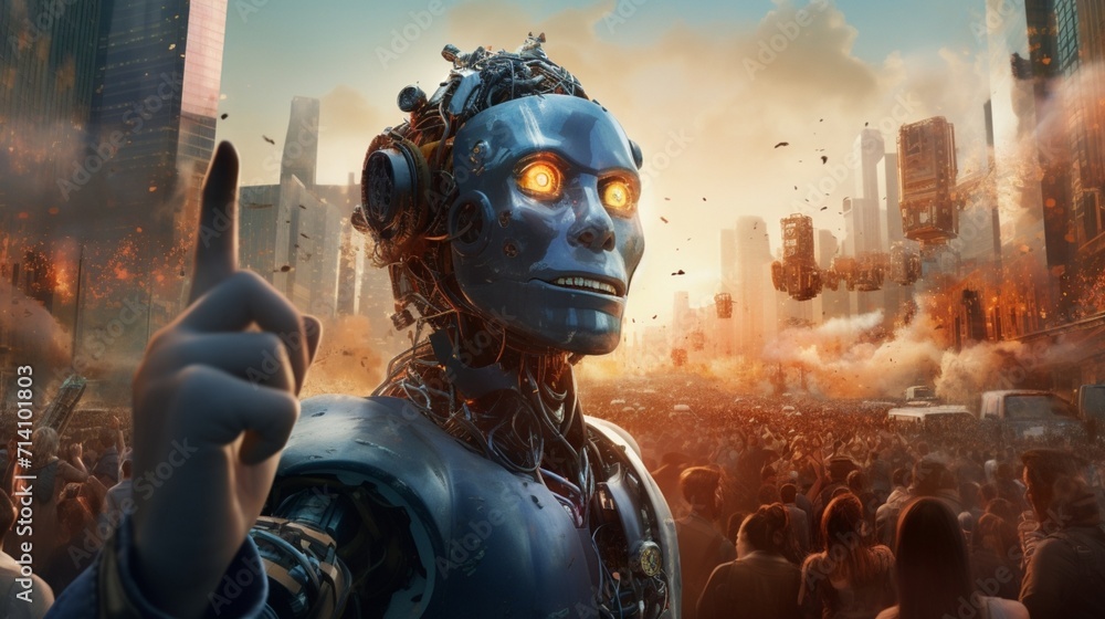 Imagine an AI bot doing a thumbs up in the camera while taking a selfie ...