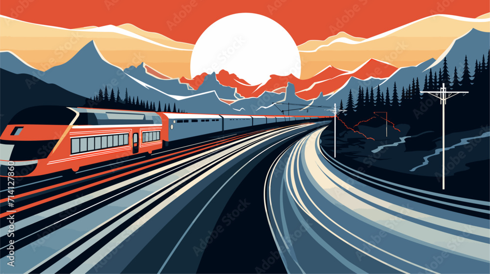 Embark on a visual exploration of railway journeys and the rhythmic ...