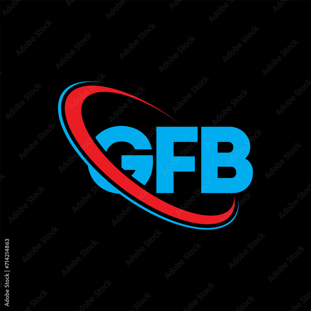 GFB logo. GFB letter. GFB letter logo design. Initials GFB logo linked ...