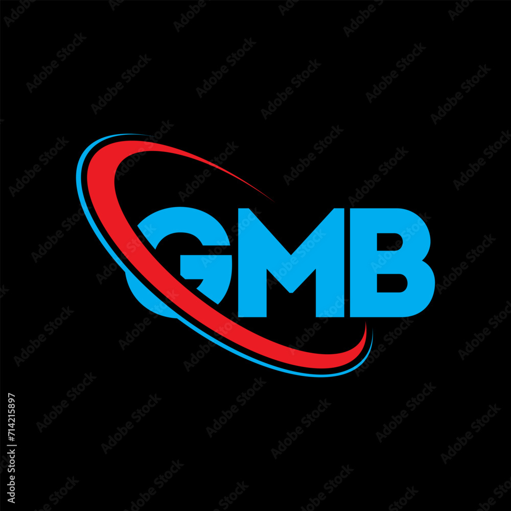 GMB logo. GMB letter. GMB letter logo design. Initials GMB logo linked ...