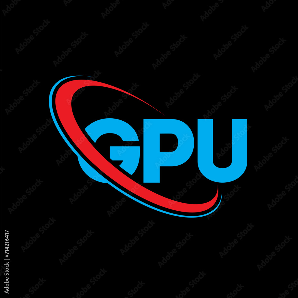 GPU logo. GPU letter. GPU letter logo design. Initials GPU logo linked ...