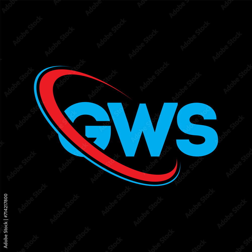 Gws Logo Gws Letter Gws Letter Logo Design Initials Gws Logo Linked With Circle And Uppercase