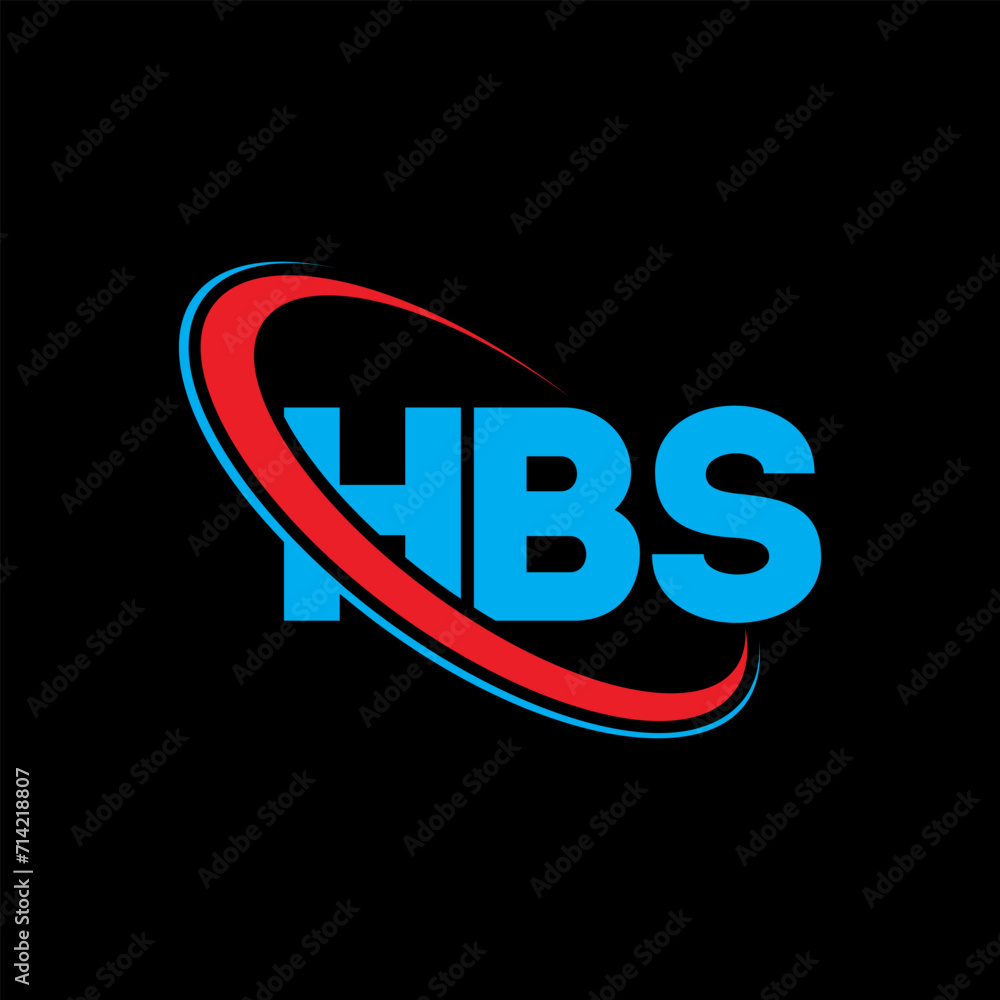 HBS logo. HBS letter. HBS letter logo design. Intitials HBS logo linked ...
