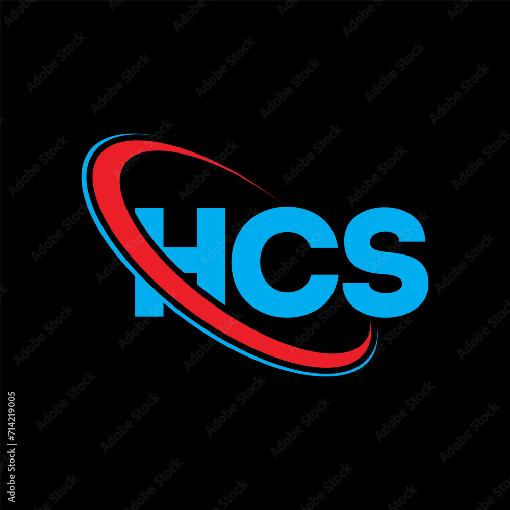 HCS logo. HCS letter. HCS letter logo design. Intitials HCS logo linked ...