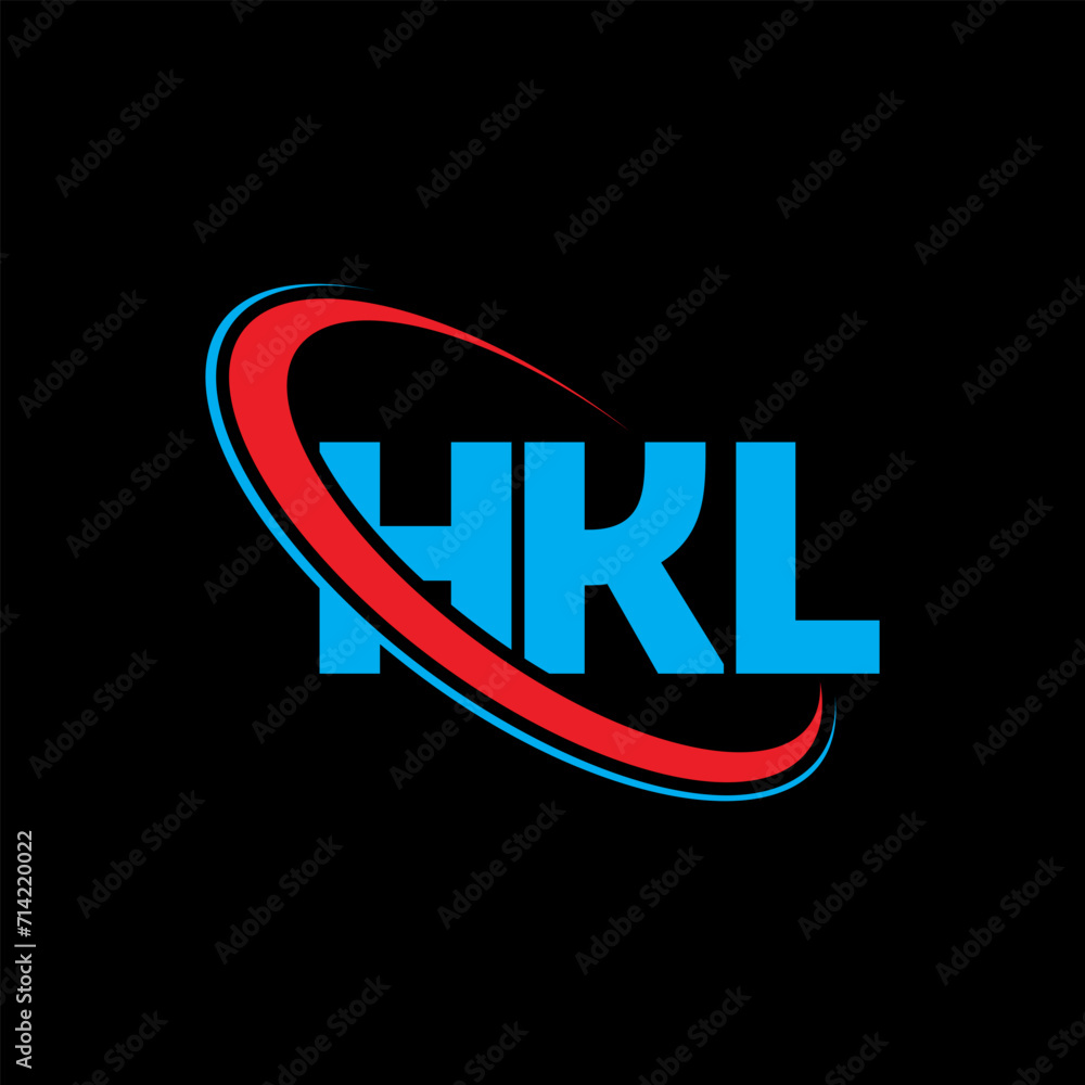 Hkl Logo Hkl Letter Hkl Letter Logo Design Initials Hkl Logo Linked With Circle And Uppercase