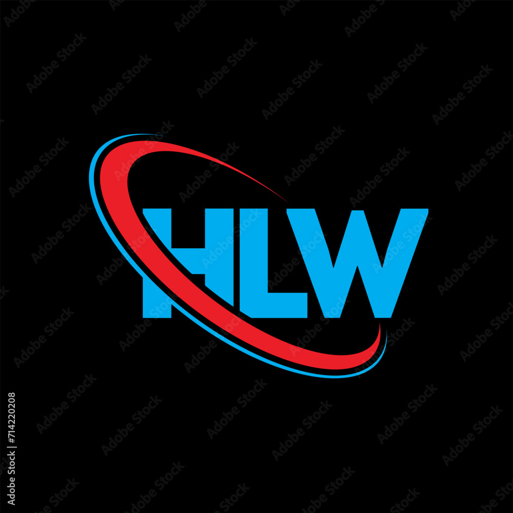 HLW logo. HLW letter. HLW letter logo design. Initials HLW logo linked ...