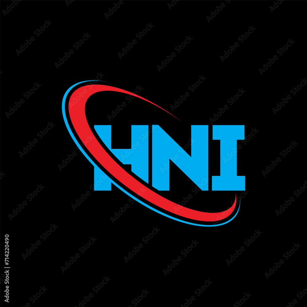 HNI logo. HNI letter. HNI letter logo design. Initials HNI logo linked ...
