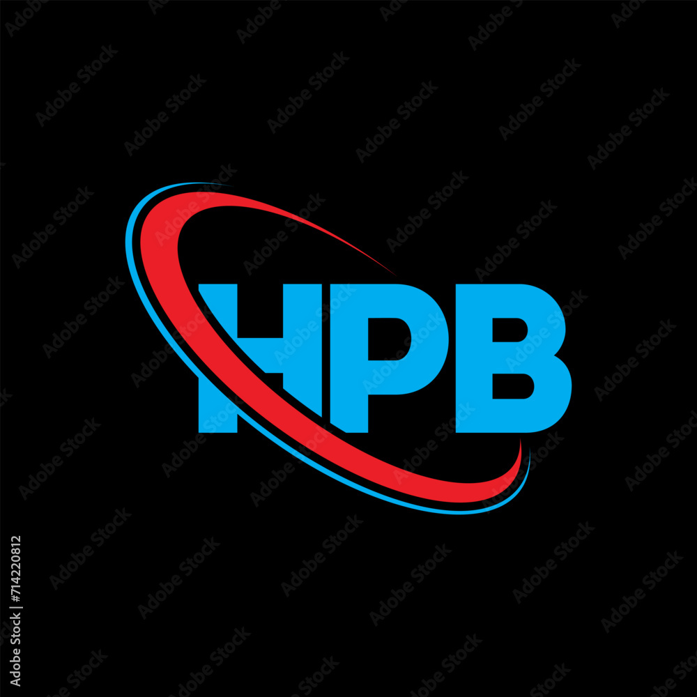 HPB logo. HPB letter. HPB letter logo design. Initials HPB logo linked ...