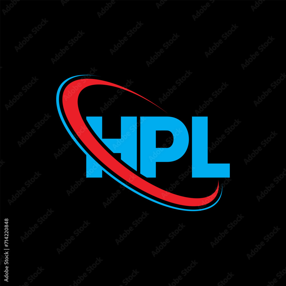 HPL logo. HPL letter. HPL letter logo design. Initials HPL logo linked ...