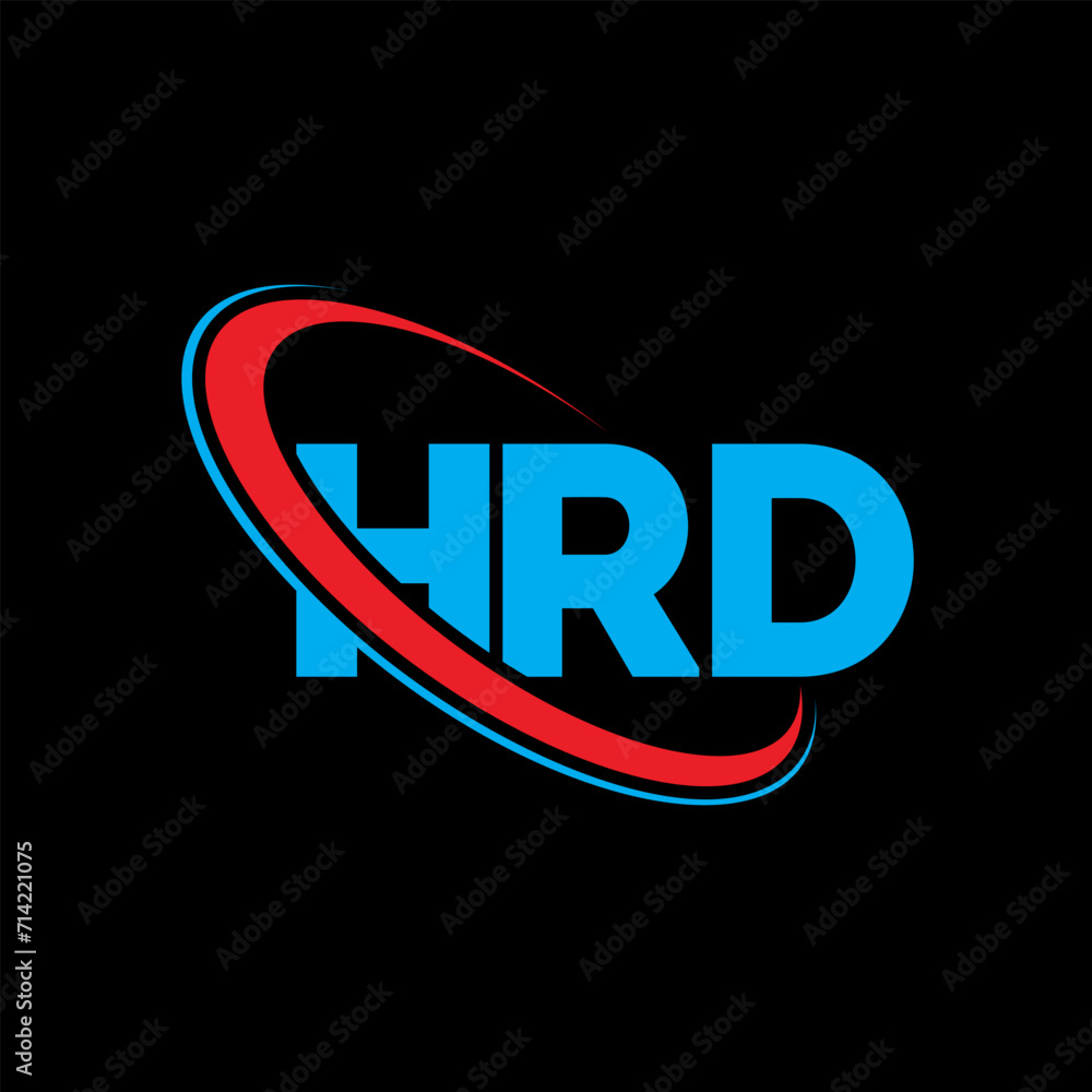 HRD logo. HRD letter. HRD letter logo design. Initials HRD logo linked ...