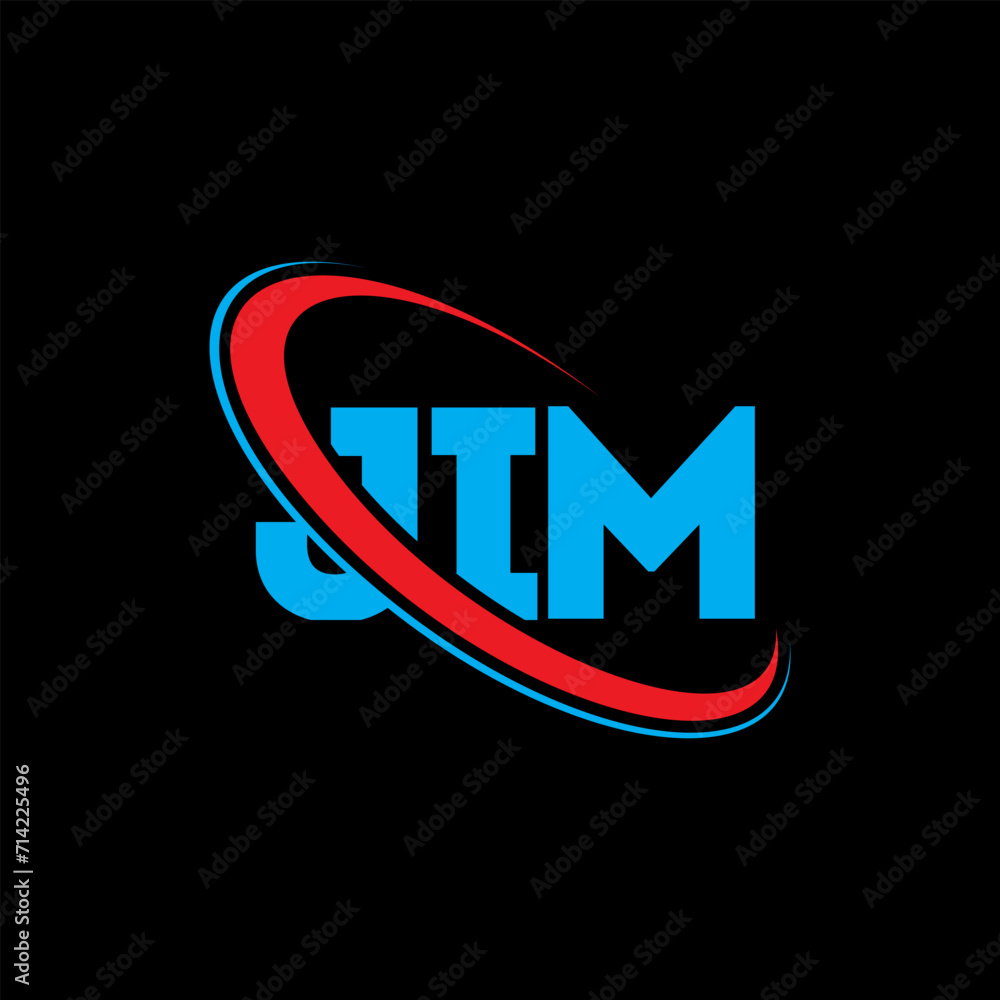 JIM logo. JIM letter. JIM letter logo design. Initials JIM logo linked ...