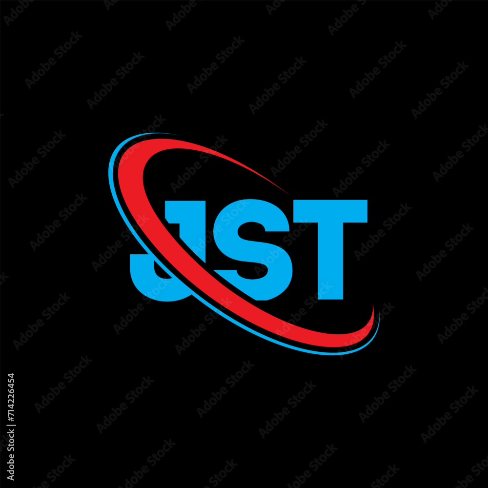 JST logo. JST letter. JST letter logo design. Initials JST logo linked ...