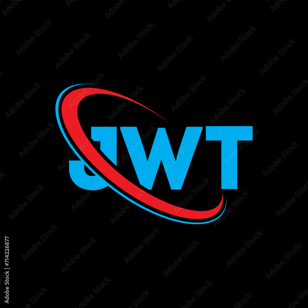 JWT logo. JWT letter. JWT letter logo design. Initials JWT logo linked ...