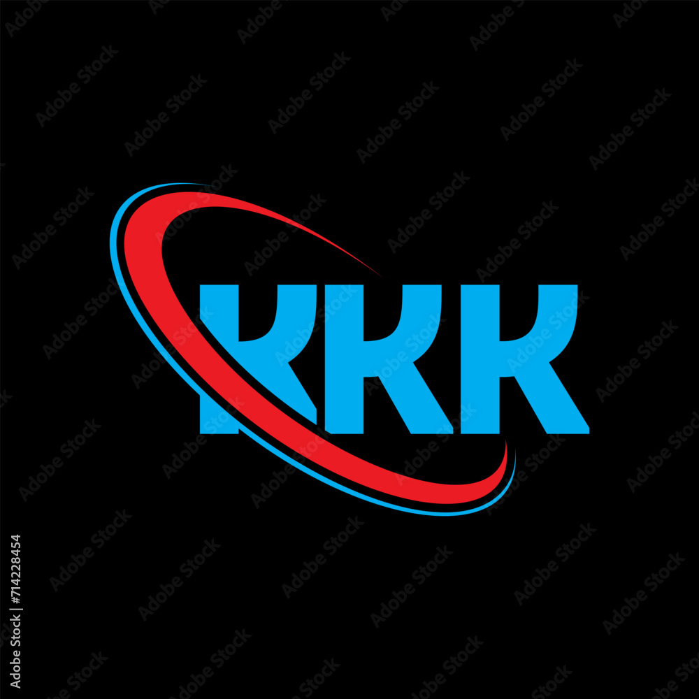 Vecteur Stock KKK logo. KKK letter. KKK letter logo design. Initials KKK logo linked with circle ...