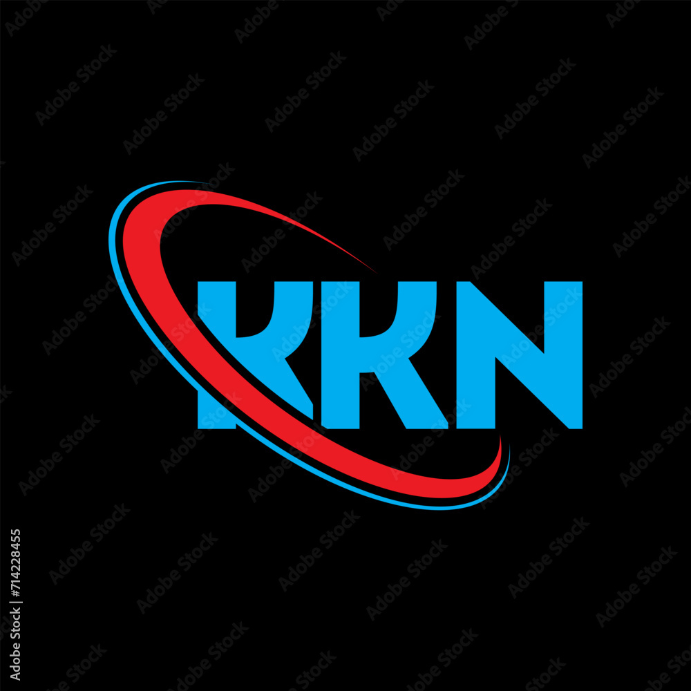 KKN logo. KKN letter. KKN letter logo design. Initials KKN logo linked ...