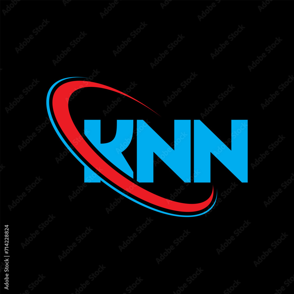 KNN logo. KNN letter. KNN letter logo design. Initials KNN logo linked ...