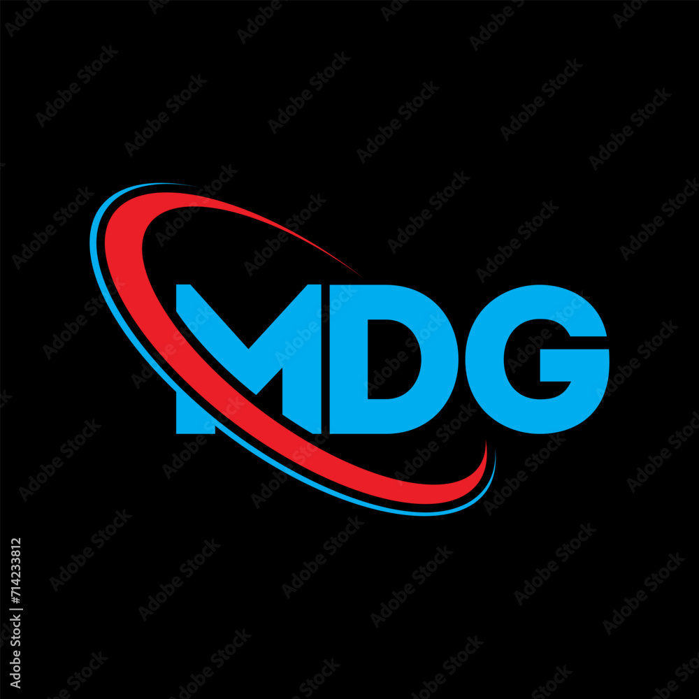 MDG logo. MDG letter. MDG letter logo design. Initials MDG logo linked ...