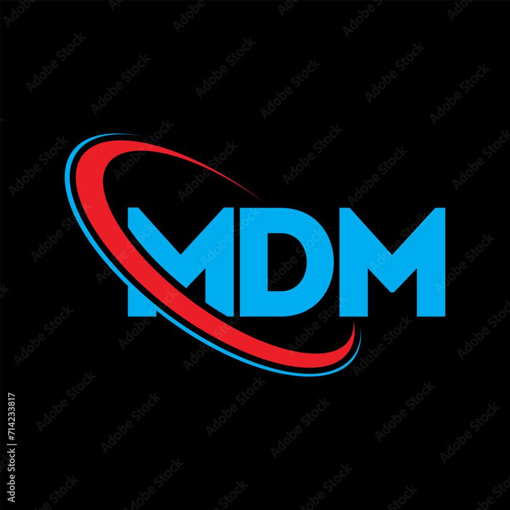 MDM logo. MDM letter. MDM letter logo design. Initials MDM logo linked ...