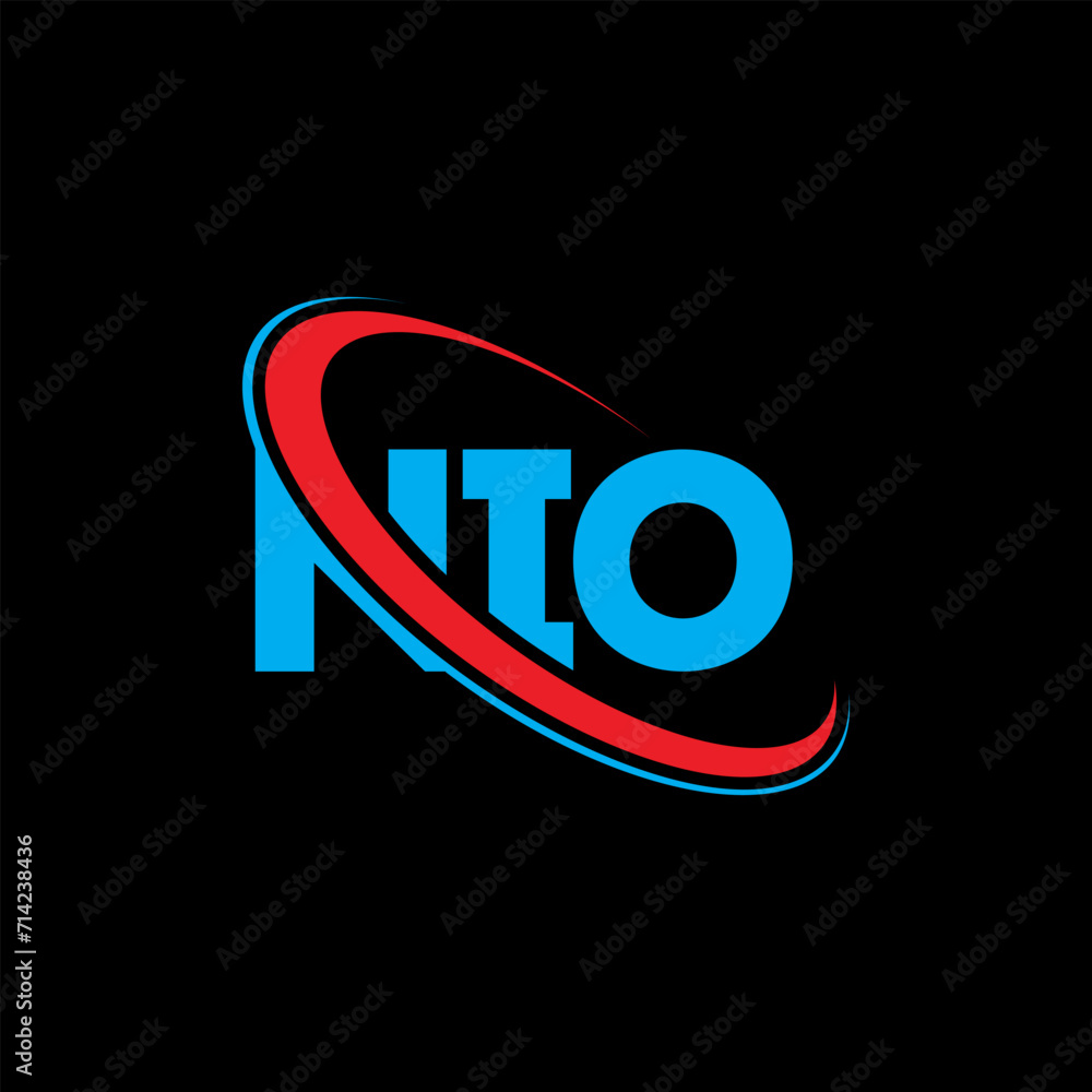 NIO logo. NIO letter. NIO letter logo design. Initials NIO logo linked ...