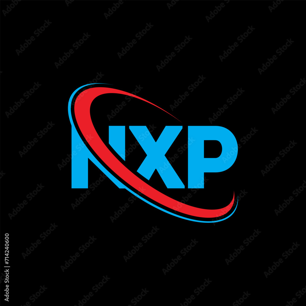 NXP logo. NXP letter. NXP letter logo design. Initials NXP logo linked ...