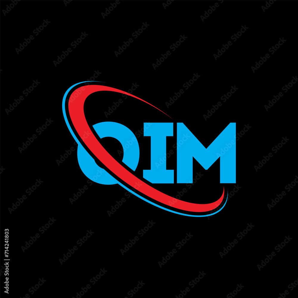 OIM logo. OIM letter. OIM letter logo design. Initials OIM logo linked ...