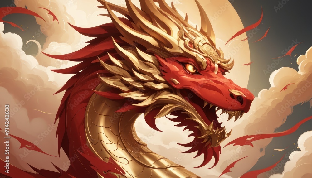 chinese new year, chinese style dragon statue, iconic dragon, wallpaper ...