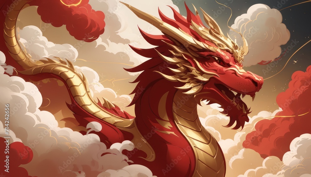chinese new year, chinese style dragon statue, iconic dragon, wallpaper ...