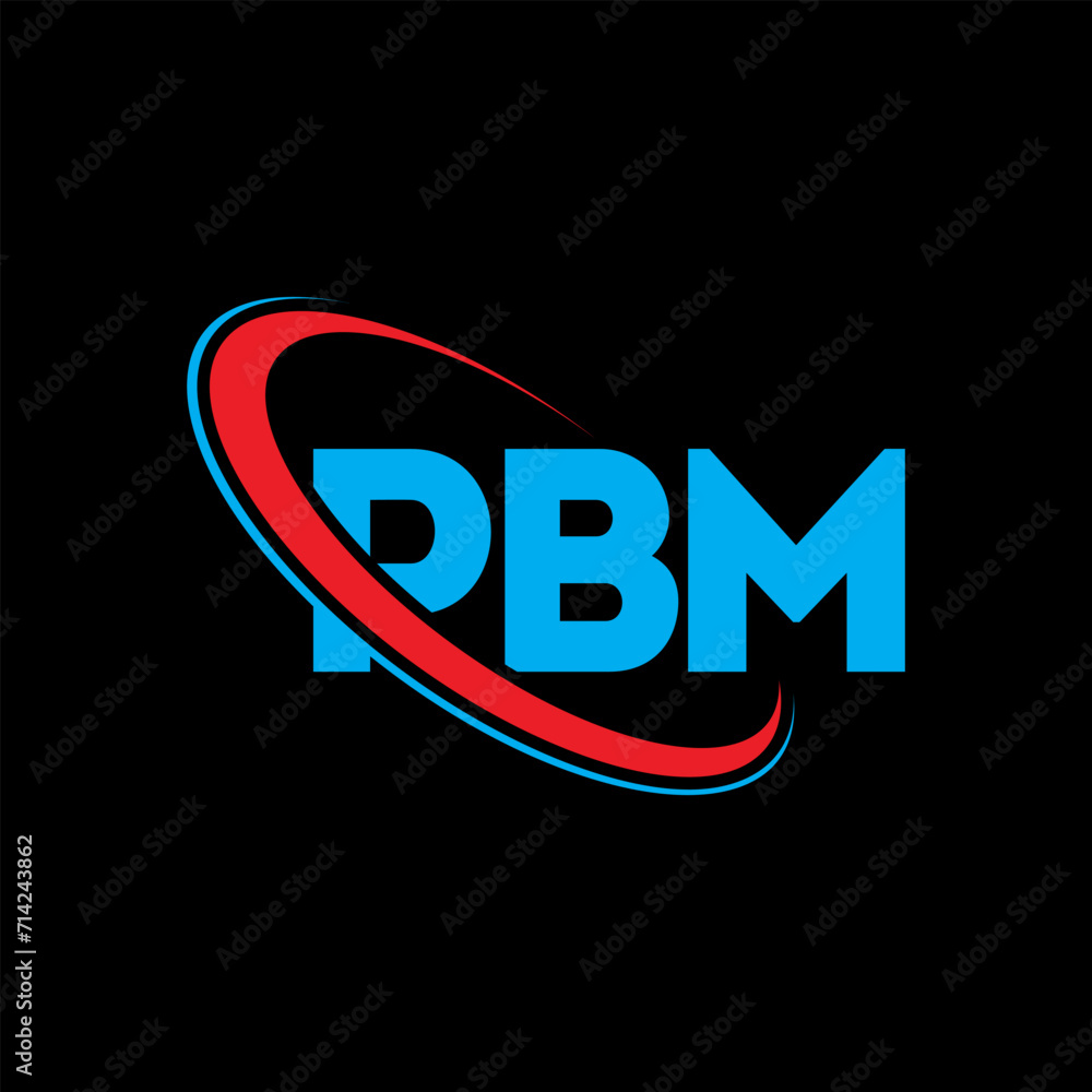 PBM logo. PBM letter. PBM letter logo design. Intitials PBM logo linked ...