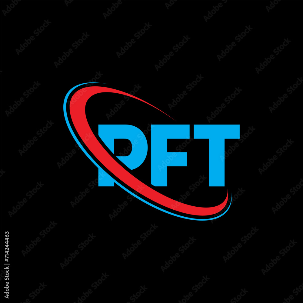 PFT logo. PFT letter. PFT letter logo design. Initials PFT logo linked ...