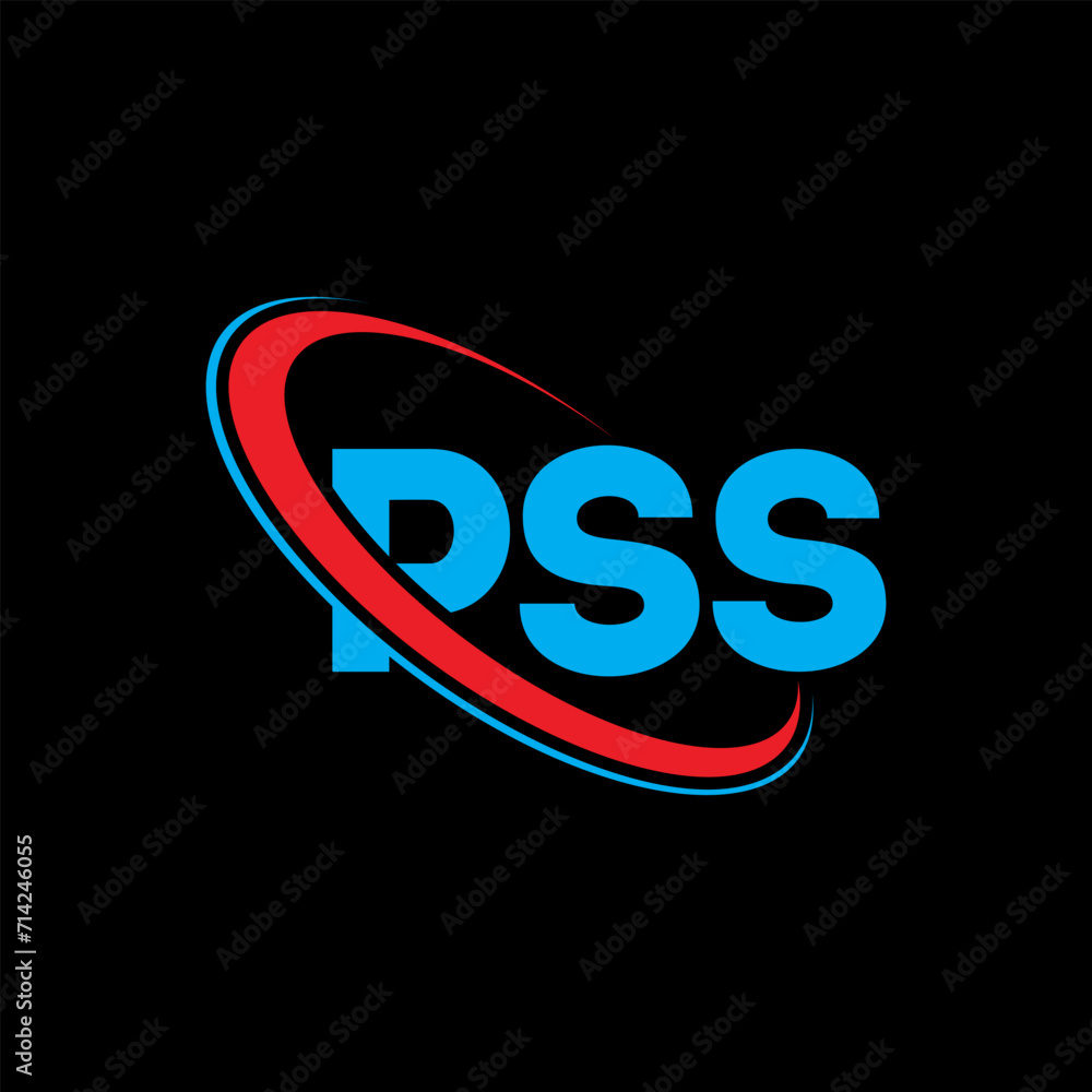 PSS logo. PSS letter. PSS letter logo design. Initials PSS logo linked ...