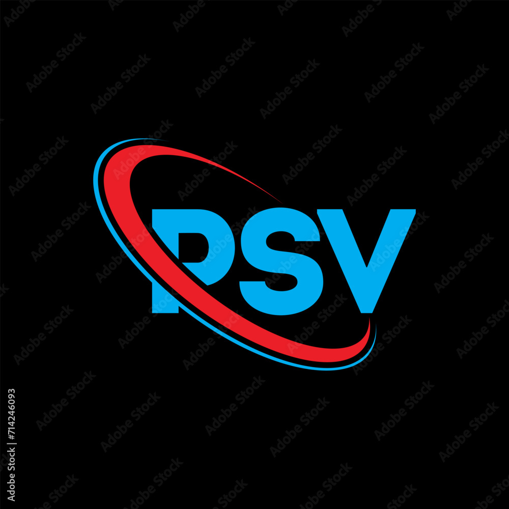 PSV logo. PSV letter. PSV letter logo design. Initials PSV logo linked ...