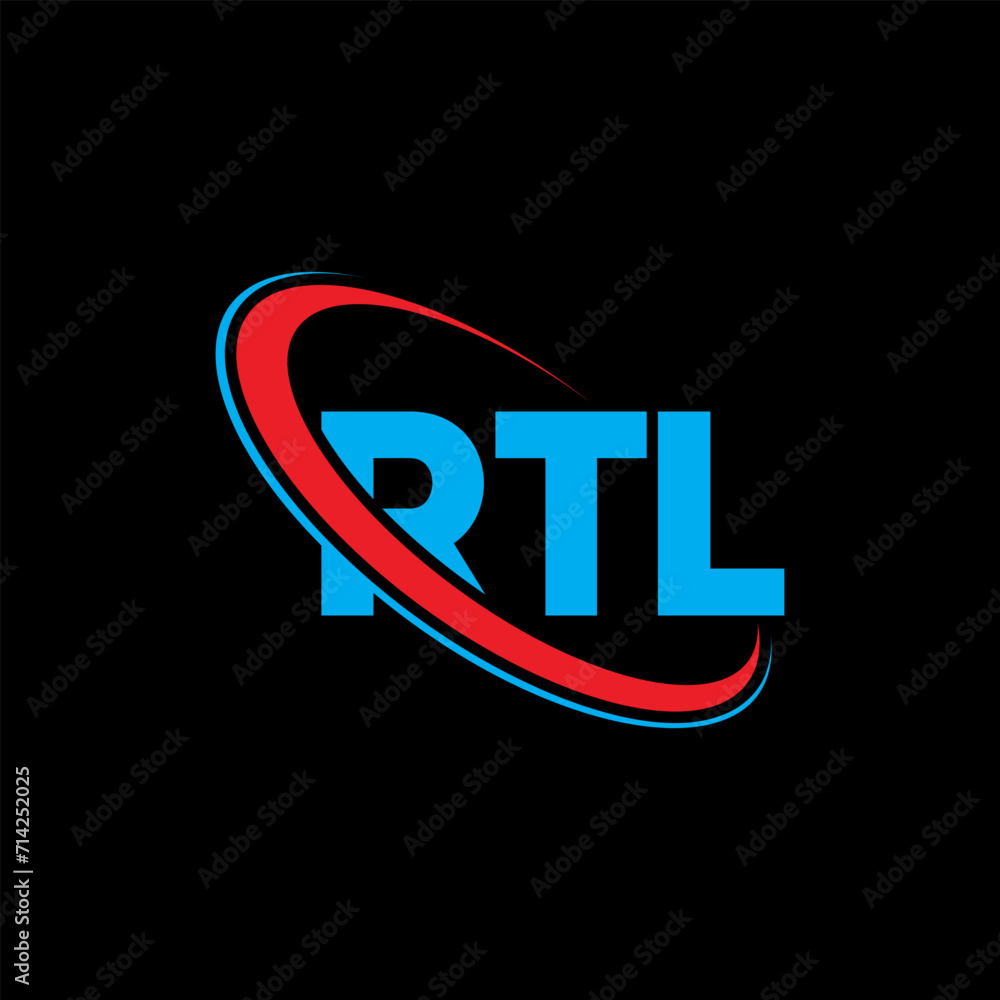 RTL logo. RTL letter. RTL letter logo design. Initials RTL logo linked ...