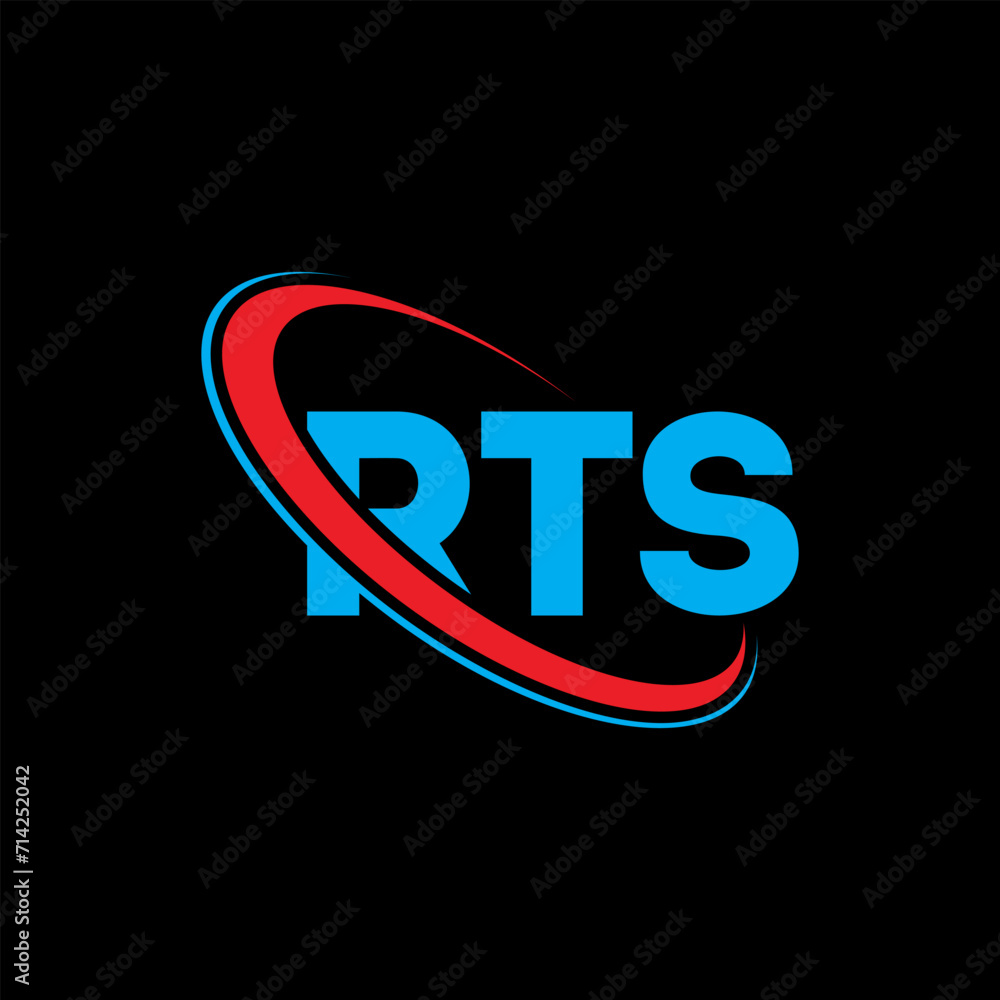RTS logo. RTS letter. RTS letter logo design. Initials RTS logo linked ...