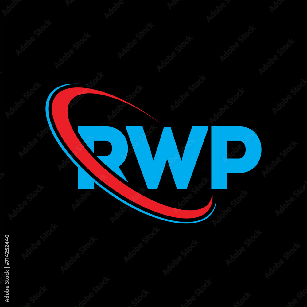 RWP logo. RWP letter. RWP letter logo design. Initials RWP logo linked ...
