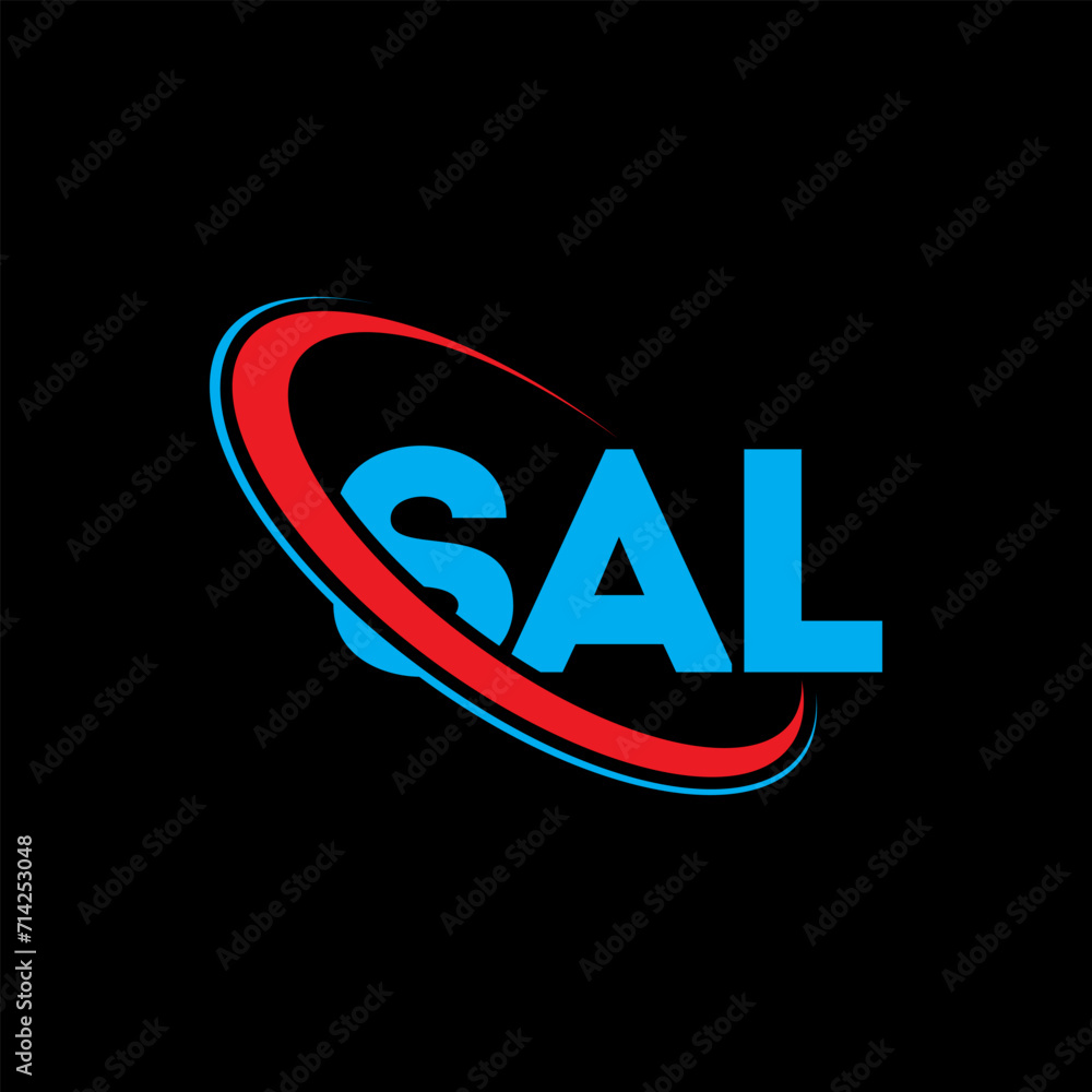 SAL logo. SAL letter. SAL letter logo design. Intitials SAL logo linked ...
